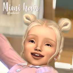 Emdoescc | Mimi hairstyle Infant - The Sims 4 Create a Sim - CurseForge