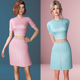 Bright knitted stylish set - The Sims 4 Create a Sim - CurseForge