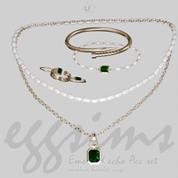 Emerald Echo Acc set - The Sims 4 Create a Sim - CurseForge