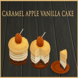CARAMEL APPLE VANILLA CAKE Recipe By icemunmun | Chinese Translation ...