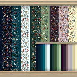 Wallpaper 2 - part 7 -Very light wood colour trim - BG, Maxis Match ...