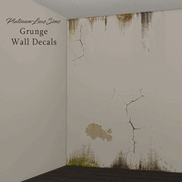 Grunge Wall Decals - Files - The Sims 4 Build / Buy - CurseForge