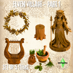 Elven village - Part 1 - The Sims 4 Build / Buy - CurseForge