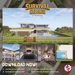 Survival Modern House #88 (Achievements On) - JST House #88v2.mcworld ...