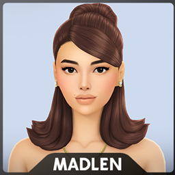 Kim Hairstyle - Files - The Sims 4 Create a Sim - CurseForge