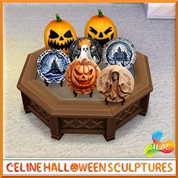 Celine Halloween Sculptures - The Sims 4 Build / Buy - CurseForge