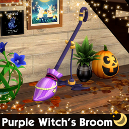 Purple Witch's Broom - The Sims 4 Build / Buy - CurseForge