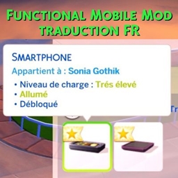 Mod Cell Phone par Lumpinou - Trad FR - The Sims 4 Translations ...