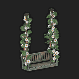 Farmey - Bench With Vines - The Sims 4 Build / Buy - CurseForge