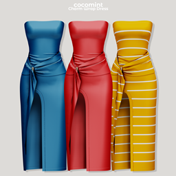 [cocomint] Charm Wrap Dress - The Sims 4 Create a Sim - CurseForge