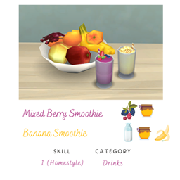 tianasims Smoothies / translation spanish by Monisims - tianasims ...