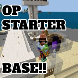 OP STARTER BASE - Minecraft Bedrock Maps - CurseForge