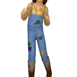 Scarecrow Costume for Kids - powluna_simblreen_cu_scarecrow - The Sims ...