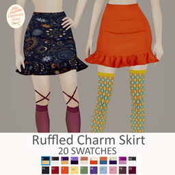 Ruffled Charm Skirt - The Sims 4 Create a Sim - CurseForge
