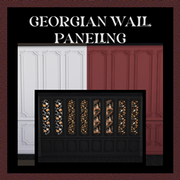 Georgian Wall Paneling - 3 Versions - The Sims 4 Build / Buy - CurseForge