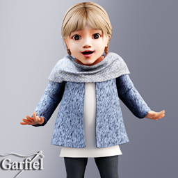 Infant - Cozy wool coat with matching scarf wrap - The Sims 4 Create a ...