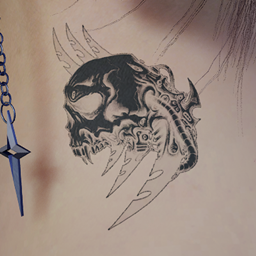 Skull Neck Tattoo 01 - inZOI Create a Zoi - CurseForge