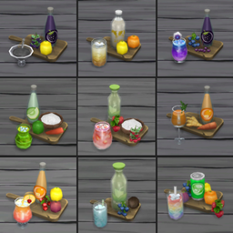 Custom food by BrazenLotus - Mixology | Polish Translation - The Sims 4 ...