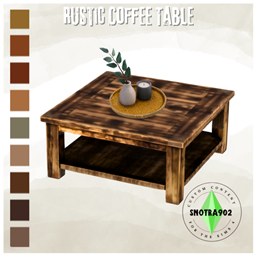 Rustic Coffee Table - The Sims 4 Build / Buy - CurseForge