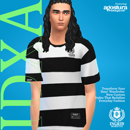 IDxA Streetwear Shirt Stripes Men - Gallery - The Sims 4 Create a Sim ...