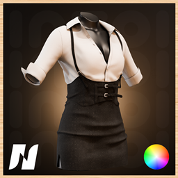 NCTN Corset Office Dress - inZOI Create a Zoi - CurseForge