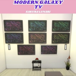 Modern Galaxy TV - The Sims 4 Build / Buy - CurseForge