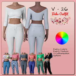 trousers and shirt V26 - inZOI Create a Zoi - CurseForge