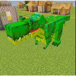 THE DAWN ERA GREEN T-REX - Minecraft Resource Packs - CurseForge