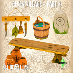 Elven Village - Part 3 - The Sims 4 Build / Buy - CurseForge