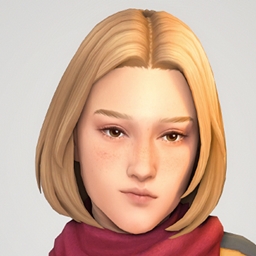 simcelebrity00' Violet Hair (Kids Conversion) - adrienpastel_hair_kids ...