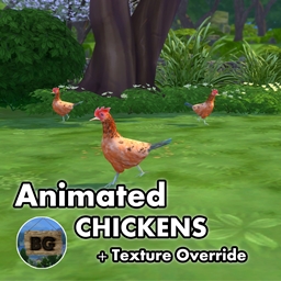 Animated Chickens ~ Bird ~ Animal ~ Pet - Files - The Sims 4 Build ...