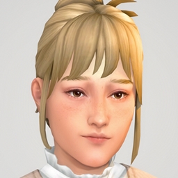 dogsill' Trinity Hair (Kids Conversion) - The Sims 4 Create a Sim ...