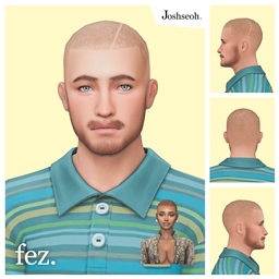 Fez Hair V1 - The Sims 4 Create a Sim - CurseForge