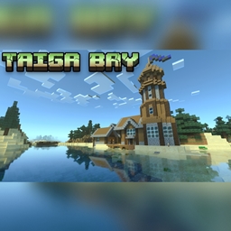 Taiga Bay Survival Town - Minecraft Bedrock Maps - CurseForge