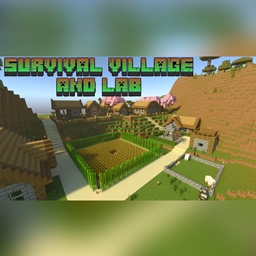 Survival Village and Lab - Gallery - Minecraft Bedrock Maps - CurseForge