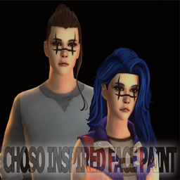 Choso Inspired Face Paint - MissPlanbobVeyra_ChosoInspiredFacePaint.zip ...