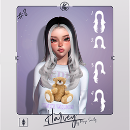 USAGI - Harvey Hair ( 4 Hairs Pack) - The Sims 4 Create a Sim - CurseForge