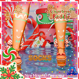 Gingerbread Baddie Socks - Gingerbread Baddie Socks - The Sims 4 Create ...