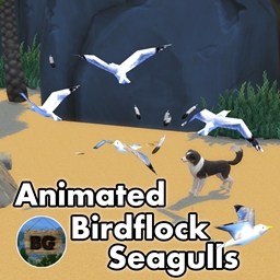 Animated Bird Flock Spawner - Seagulls ~ Bird ~ Animal ~ Seagull ~ Pet ...