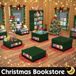 Christmas Bookstore - The Sims 4 Build / Buy - CurseForge