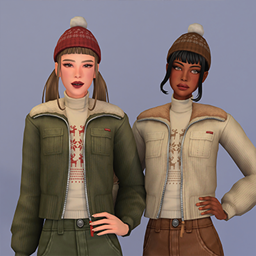 Winter Wonderland - Sherpa Jacket - The Sims 4 Create a Sim - CurseForge