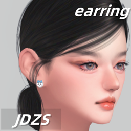 Hachiware Earring chiikawa - The Sims 4 Create a Sim - CurseForge