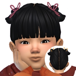 Bow Hair v2 - The Sims 4 Create a Sim - CurseForge