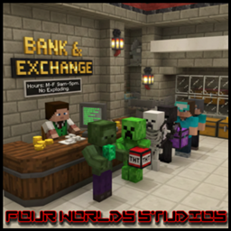 Bank & Exchange by Four - Files - Minecraft Bedrock Addons - CurseForge