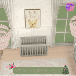 Little Cub Baby Girl Nursery Art-Day 9 of my 12 Days of Christmas ...