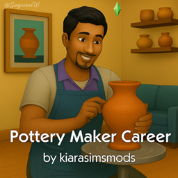 Pottery Maker Career by kiarasims4mods - Tradução PTBR - The Sims 4 ...