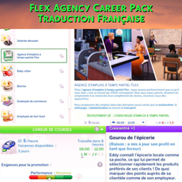 Mod Work Interactions Pie Menu par Kiara - Trad FR - The Sims 4 Mods ...