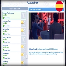 Comedy Performance Event By KiaraSims4Mods Spanish Translation - The ...