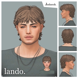 Edgar Hair Collection - The Sims 4 Create a Sim - CurseForge