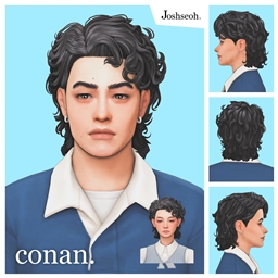 Edgar Hair Collection - The Sims 4 Create a Sim - CurseForge